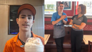 Watch: Teen Whataburger Employee Byron Lutz Goes Viral for Praying Over ...